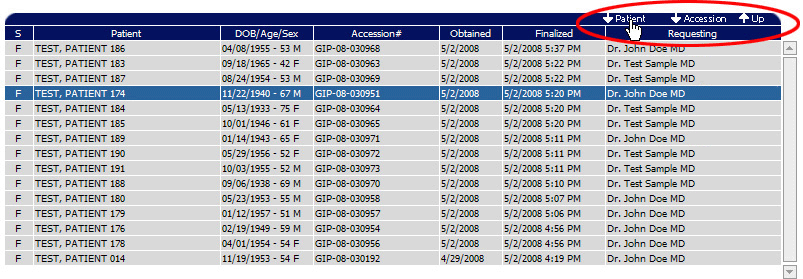 GI Connect - Tutorial - Viewing Results - Using the Drill Down Feature
